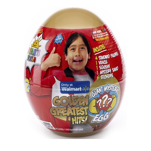Bonkers Toys | Other | Ryans World Giant Mystery Golden Egg Viral Toy ...